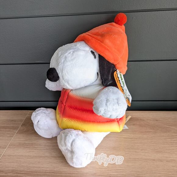 Peanuts | Holiday | Nwt Peanuts Snoopy Candy Corn Puffy Vest Plush ...